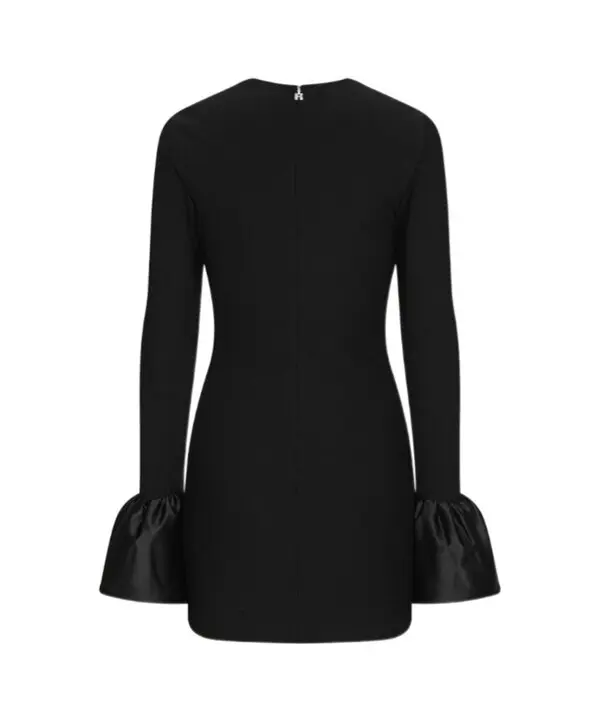 ROTATE BY BIRGER CHRISTENSEN Long-sleeve Fitted Mini Dress