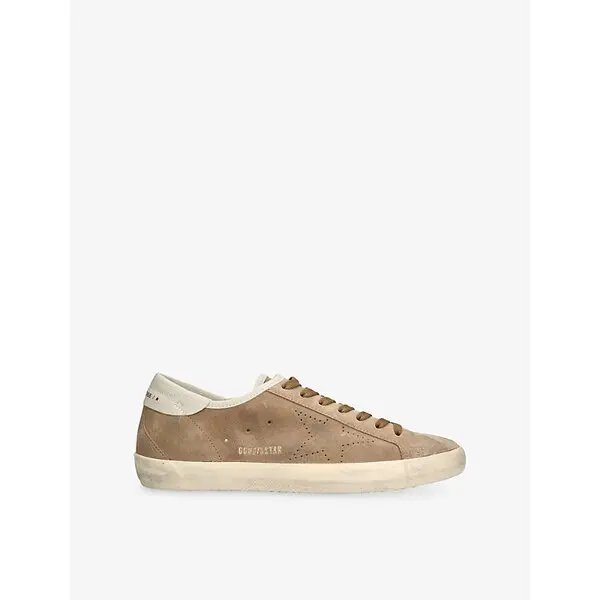 GOLDEN GOOSE Super Star 55789 Suede Trainers - Beige