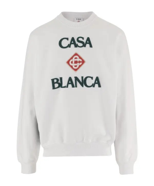 Casablanca Long-sleeve Sweatshirt - White