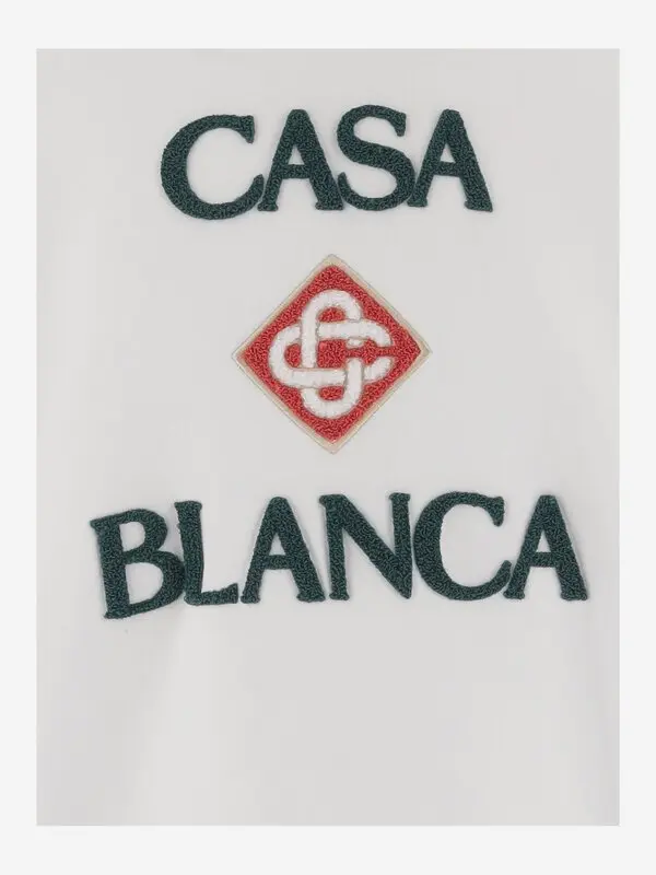 Casablanca Long Sleeve Sweatshirt With Printed Graphic