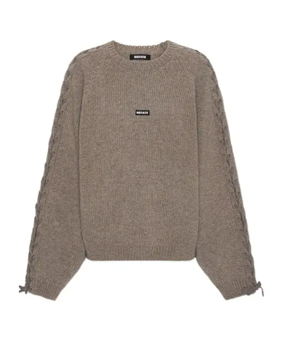 ROTATE BY BIRGER CHRISTENSEN Lacing Knit Sweater