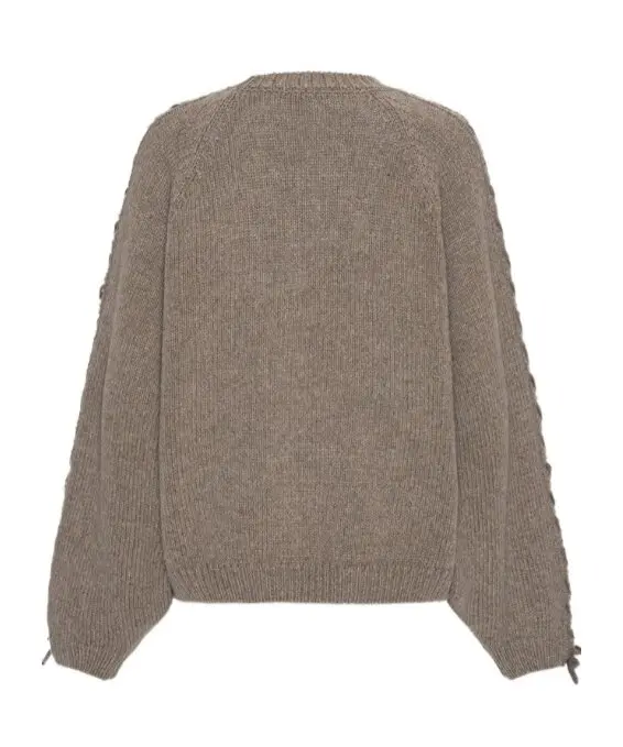 ROTATE BY BIRGER CHRISTENSEN Lacing Knit Sweater