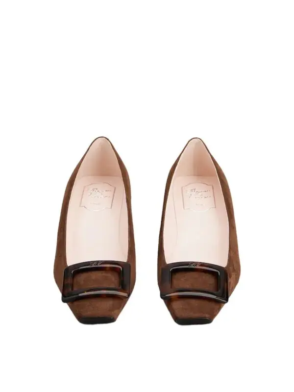 ROGER VIVIER Belle Vivier Suede Pumps