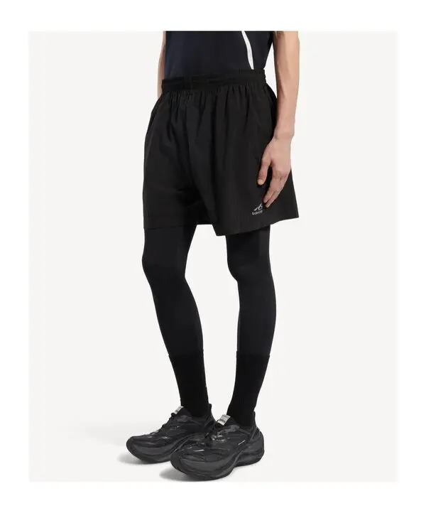 Balenciaga Printed Logo Shorts