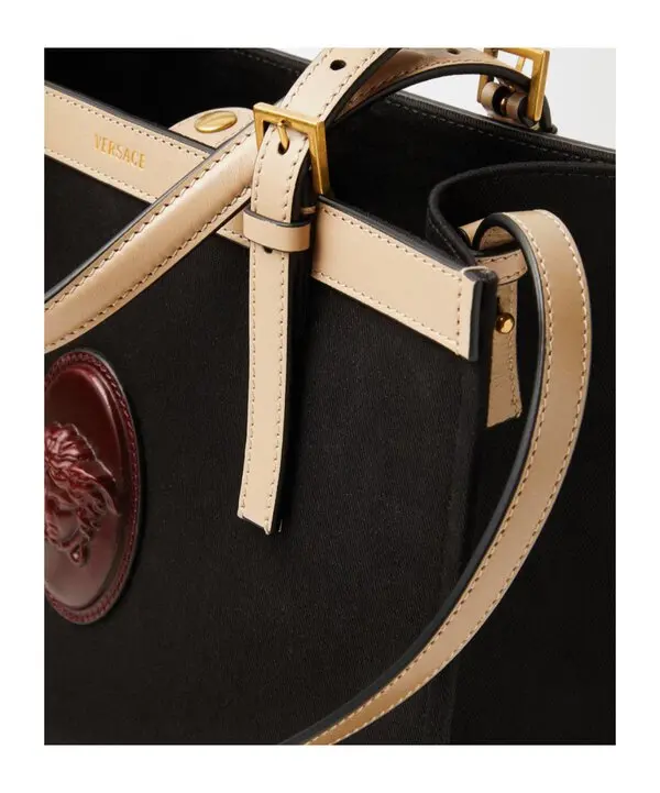 Versace Rivière Canvas Tote Bag
