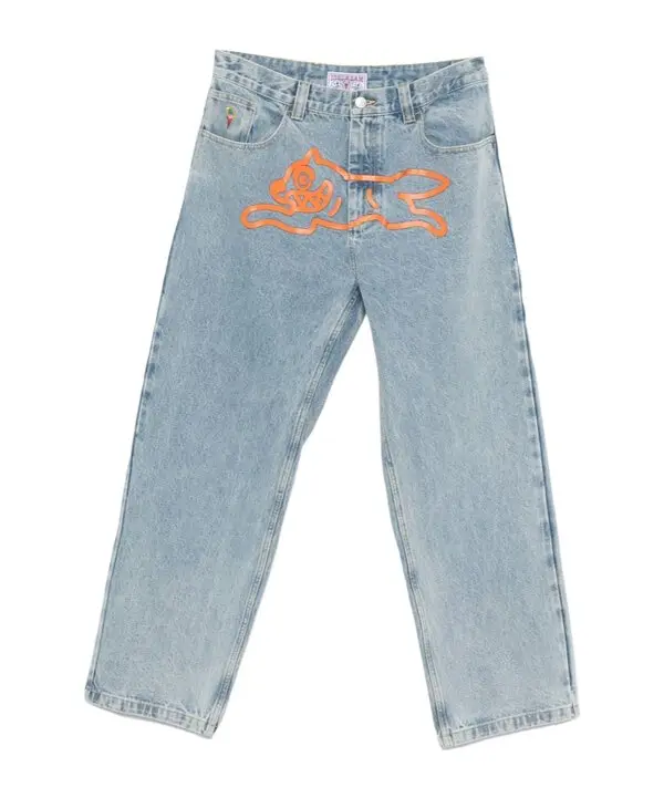 ICECREAM Belt Loop Jeans - Blue