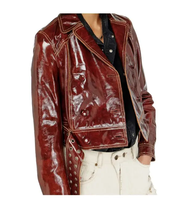 DIESEL® Patent Double-breasted Jacket