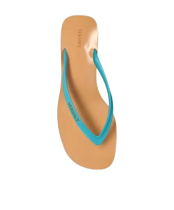 Versace Sophie Thong-strap Mules - Brown