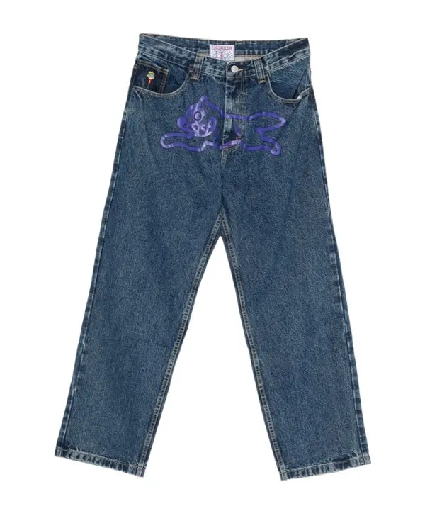 ICECREAM Belt Loop Jeans - Blue