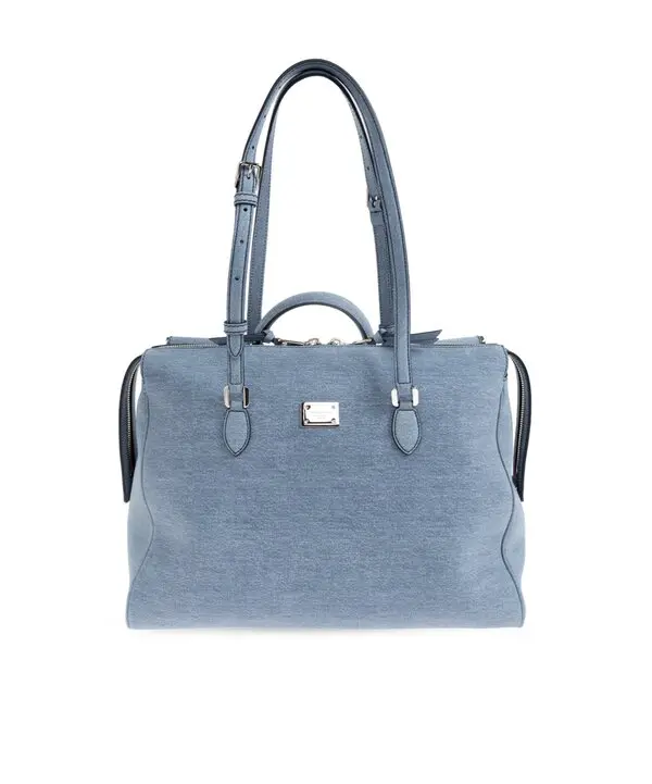 Dolce & Gabbana Zippered Shoulder Bag - Blue