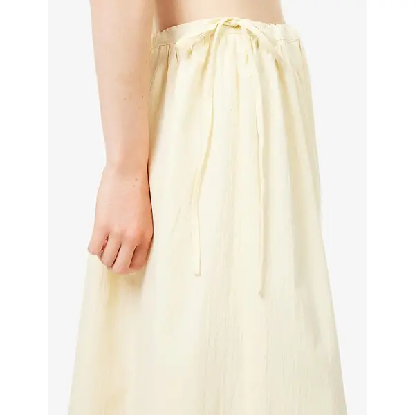 4TH & RECKLESS Tie-waist Woven Midi Skirt