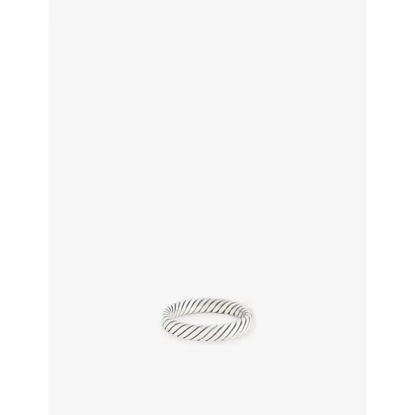 SERGE DENIMES Halo Rope-pattern Sterling- Ring - Silver
