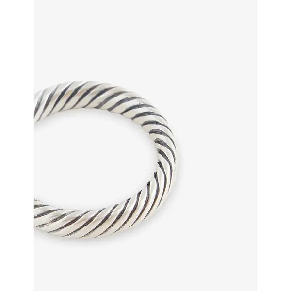 SERGE DENIMES Halo Rope-pattern Sterling- Ring