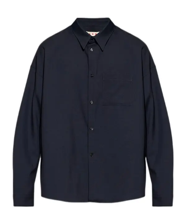 Marni Long Sleeve Shirt - Navy