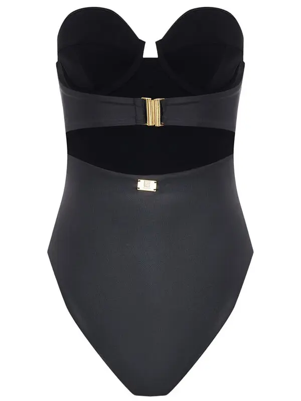 Balmain Backless One Piece Swimsuit