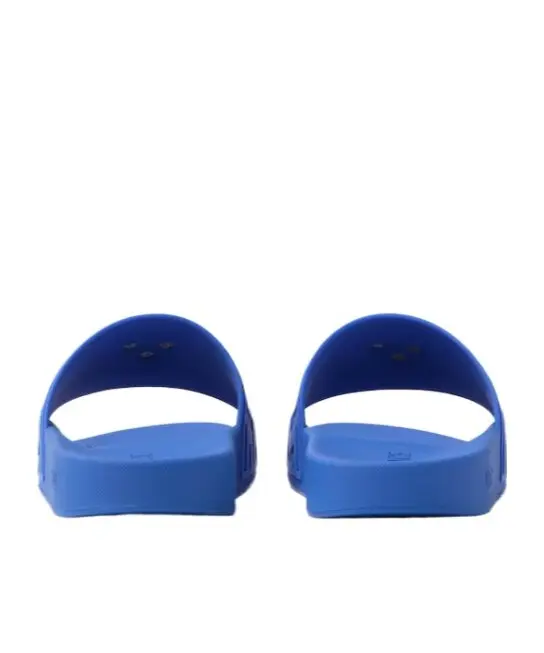 Versace La Medusa Rubber Sliders - Blue