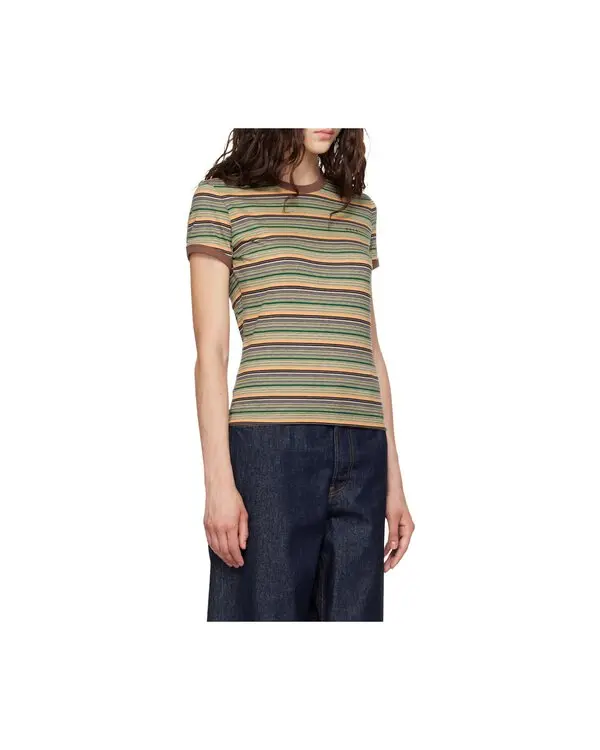 Marni Striped Fitted T-shirt