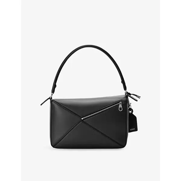 Loewe Medium Puzzle Shoulder Bag - Black