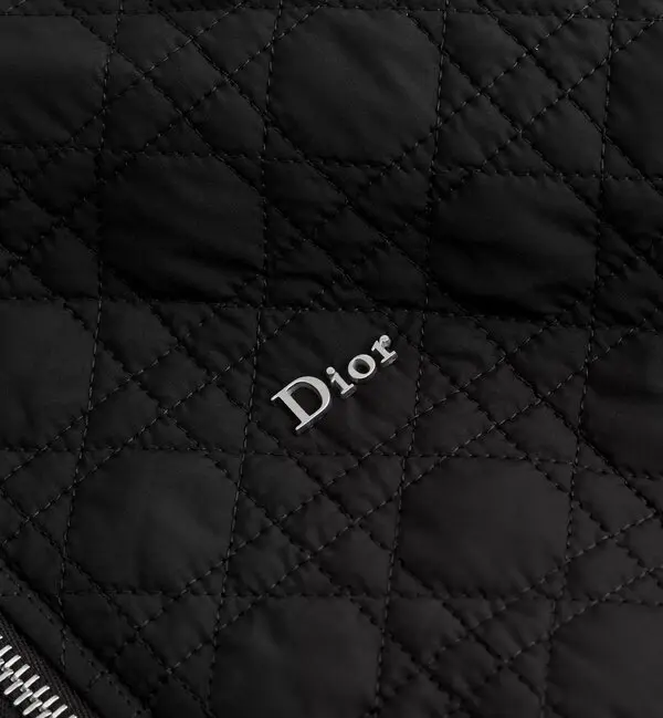 Dior Zipped Cropped Macrocannage Jacket