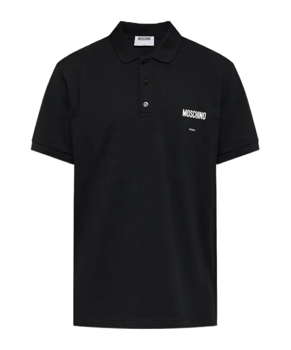 Moschino Short-sleeved Polo Shirt - Black