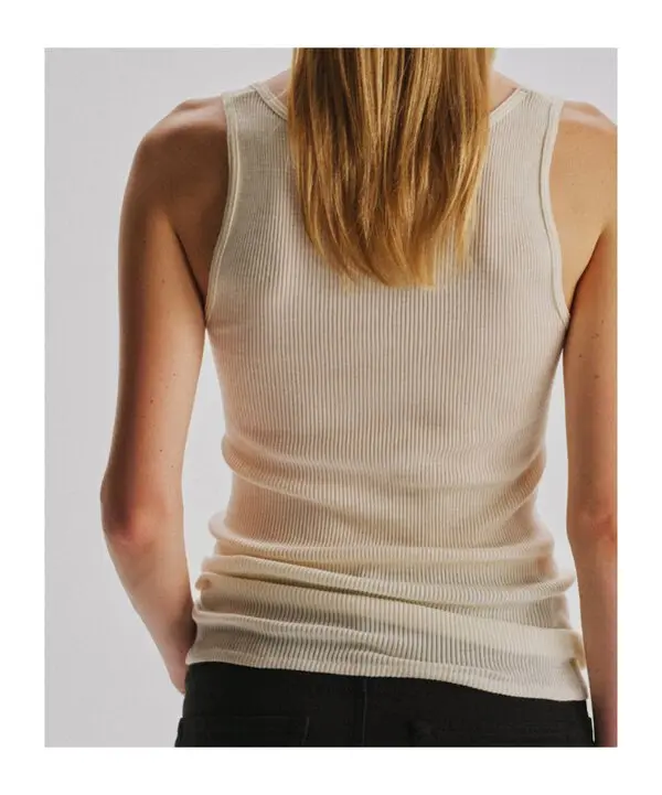 THE ROW Danel Ribbed Knit Tank Top