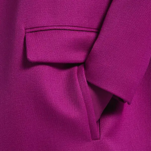 Balenciaga Long Sack Coat - Purple