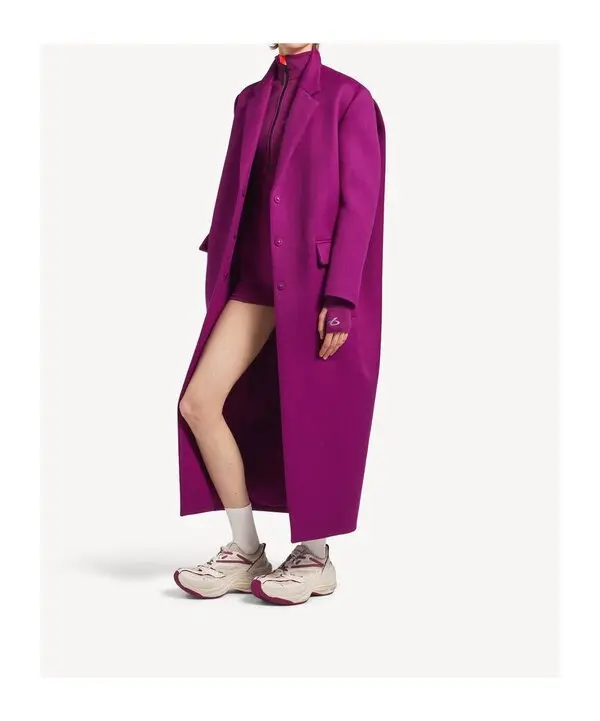 Balenciaga Long Sack Coat - Purple