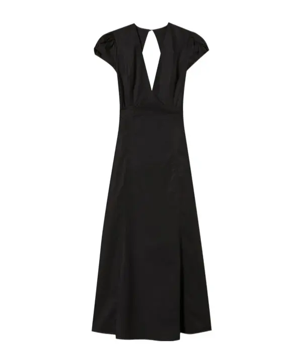 TWINSET V-neck Backless Long Dress