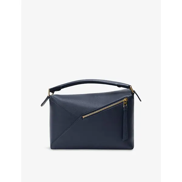 Loewe Leather Top-handle Bag - Deep Navy