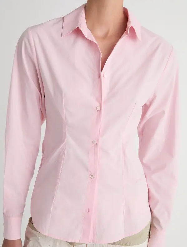 Paloma Wool Fitted Embroidered Long-sleeve Shirt