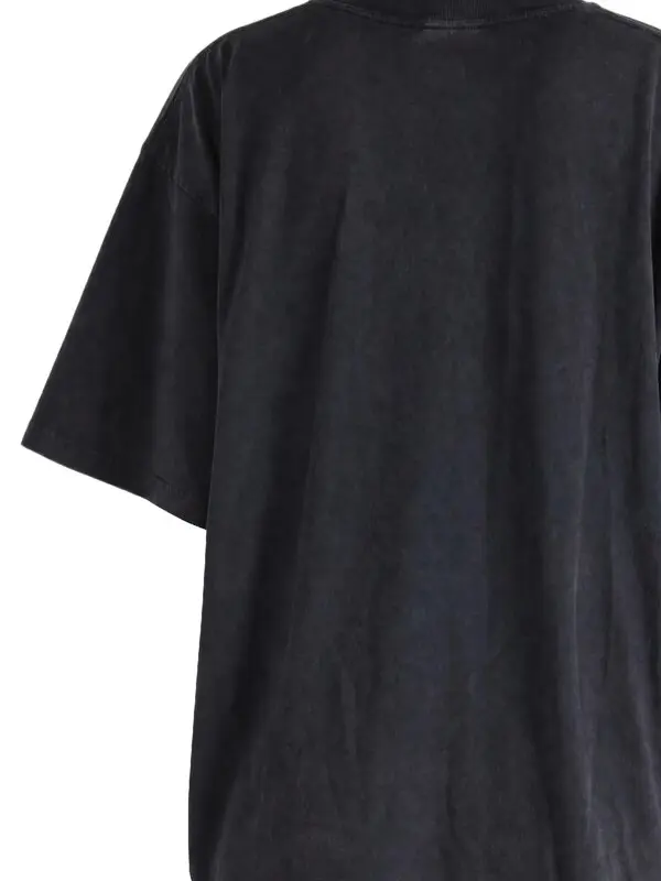 Balenciaga Graphic Printed Oversized T-shirt - Black