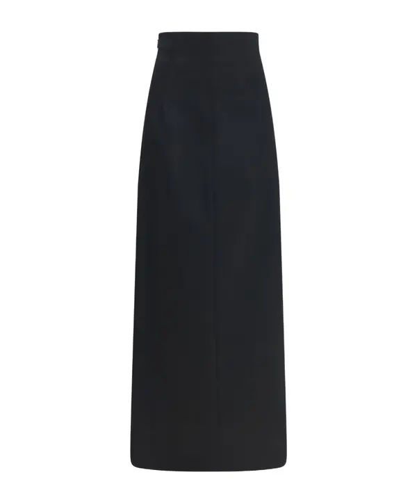 THE ROW Iphora Side Zipped Skirt - Black