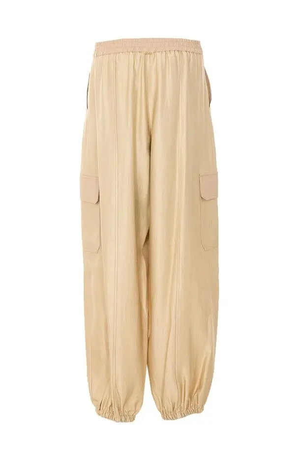 TWINSET Drawstring Cargo Casual Pants