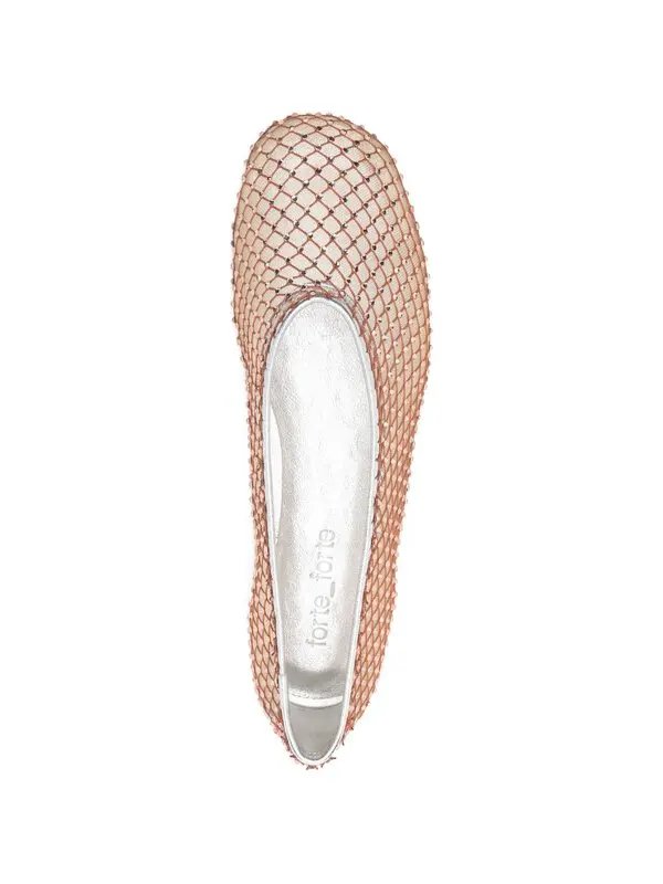 FORTE_FORTE Mesh Ballet Flats