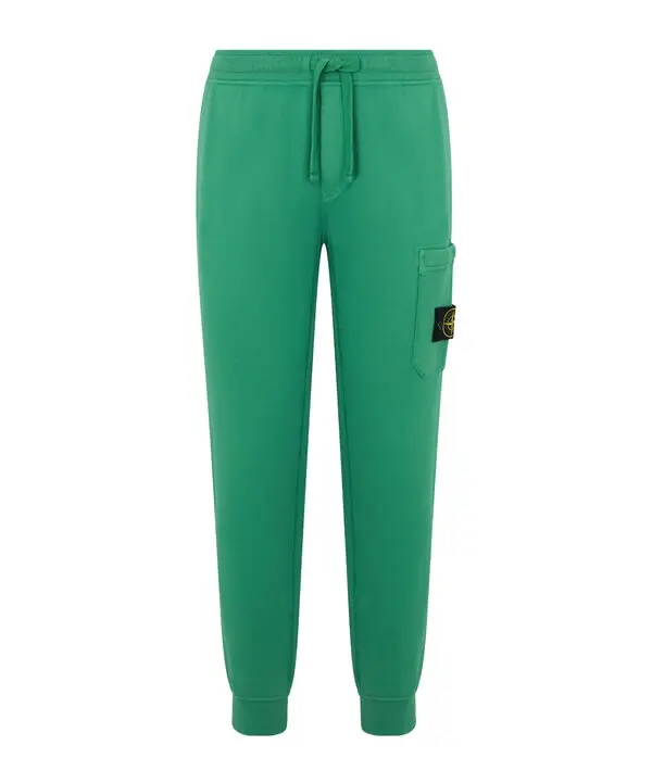 Stone Island Elastic Waist Sports Pants - Green