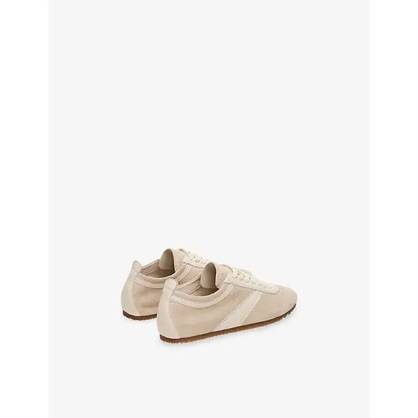 Steve Madden Jaye Suede Trainers - Cream