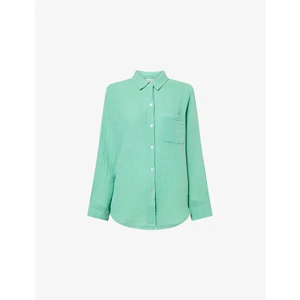 Rails Ellis Long-sleeve Cotton Shirt - Clover