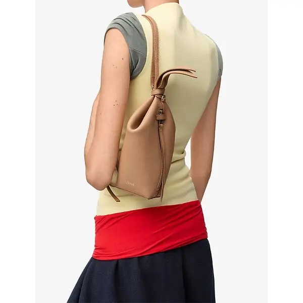 Loewe Scarf Leather Backpack