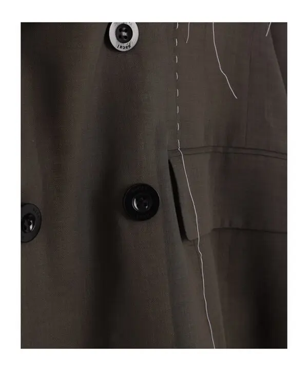 Sacai Double-breasted Suit Jacket