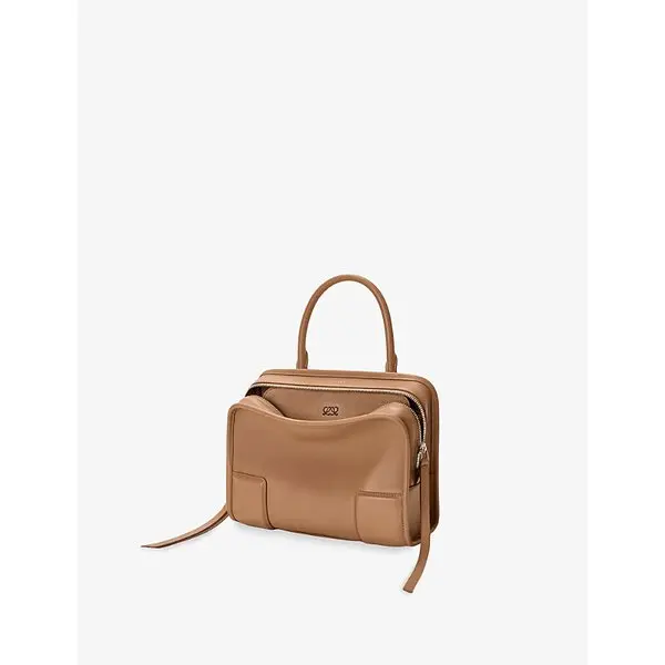 Loewe Amazona 180 Small Top-handle Bag - Mocha