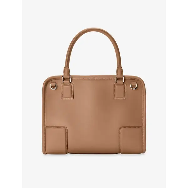 Loewe Amazona 180 Small Top-handle Bag - Mocha