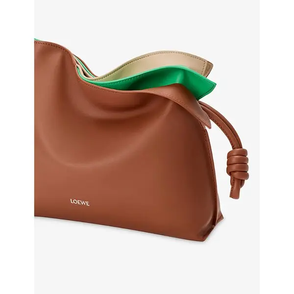 Loewe Flamenco Layers Leather Clutch Bag