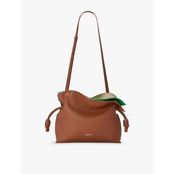 Loewe Flamenco Layers Leather Clutch Bag
