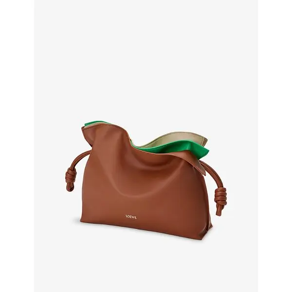 Loewe Flamenco Layers Leather Clutch Bag