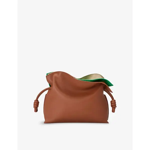 Loewe Flamenco Layers Leather Clutch Bag