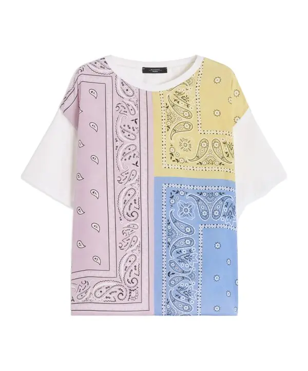 Max Mara Pampas Printed T-shirt - Pink