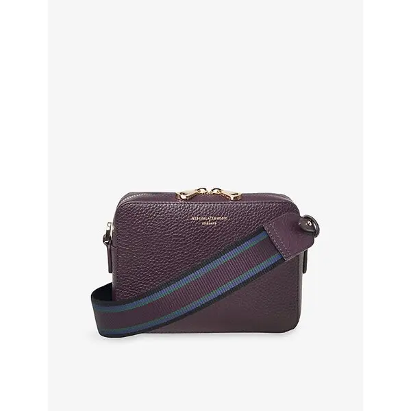 ASPINAL OF LONDON Camera Grained Leather Cross-body Bag