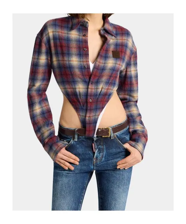 Dsquared2 Deep Cut Loop Shirt