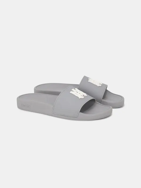 Amiri Monogram-motif Slides