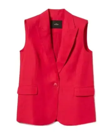 TWINSET Single-breasted Waistcoat - Red